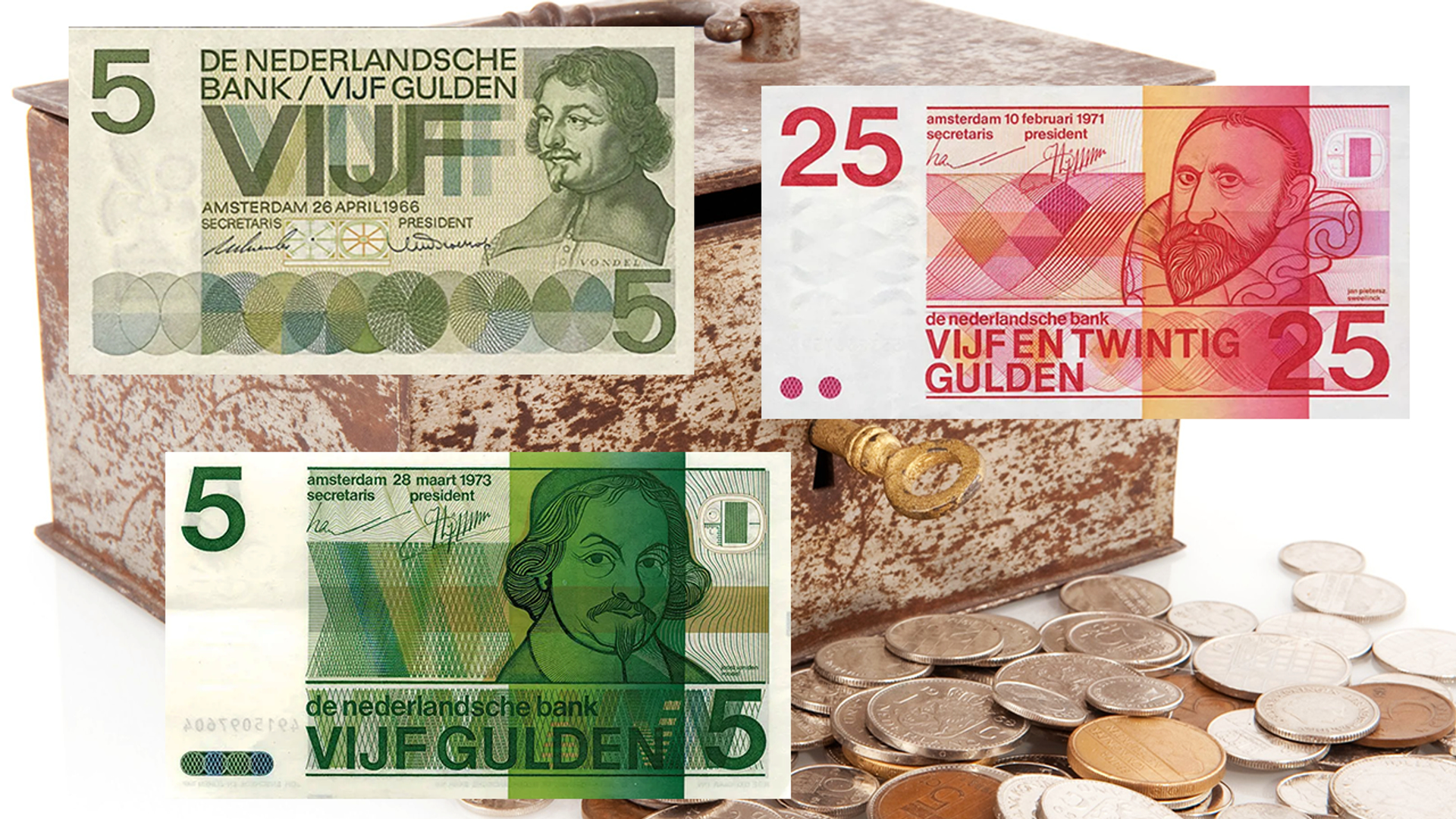 Deze guldenbiljetten kun je tot 1 mei inwisselen. Hoeveel geld zijn ze ...
