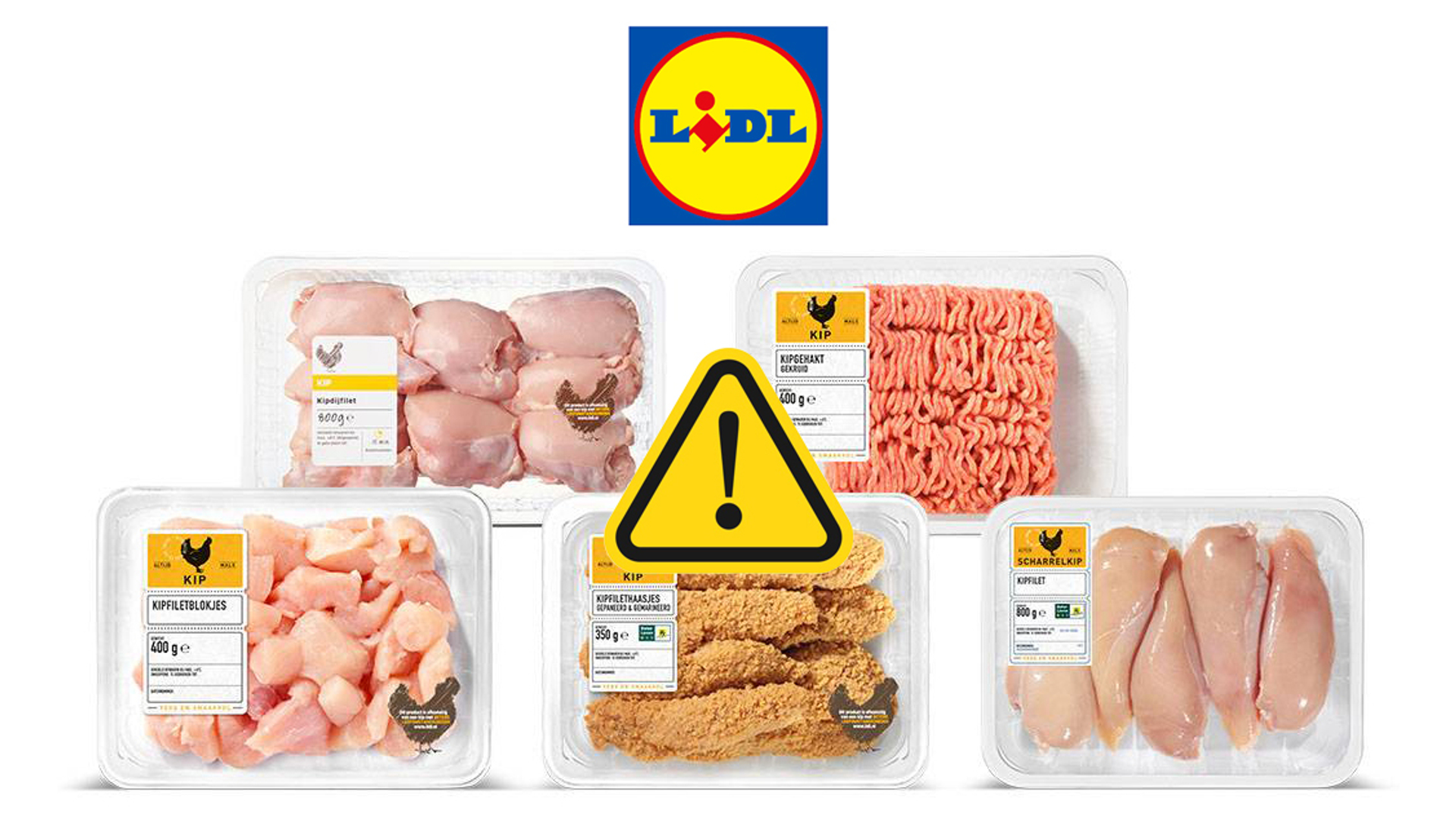 Waarschuwing Lidl: verkeerde houdbaarheidsdatum op verpakkingen kip ...